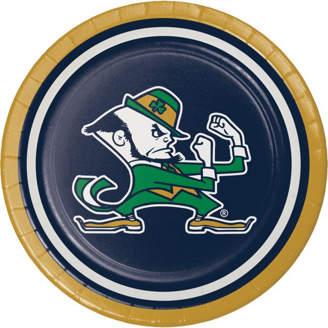 Notre Dame Fighting Irish 7-Inch Plates: Party at Lewis Elegant Party ...