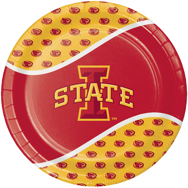 Iowa State Cyclones 9-Inch Plates: Party at Lewis Elegant Party ...