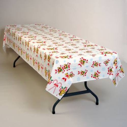 Candy Canes Banquet Table Cover: Party at Lewis Elegant Party Supplies ...