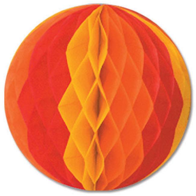 Golden Yellow-Orange 12-inch Tissue Ball: Party at Lewis Elegant Party ...