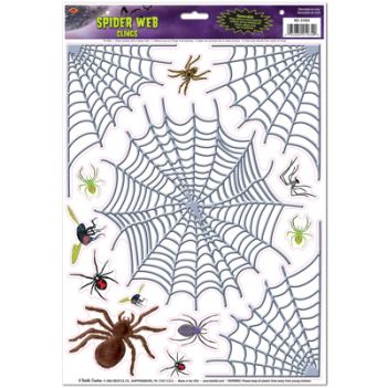 Spider Web Window Clings: Party at Lewis Elegant Party Supplies ...