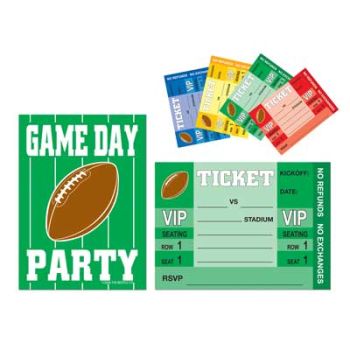 Game Day Football Invitations: Party at Lewis Elegant Party Supplies ...