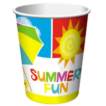 Summertime Fun 9-oz Hot/Cold Cups: Party at Lewis Elegant Party ...