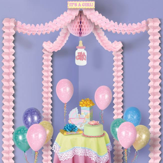 It's a Girl Party Canopy: Party at Lewis Elegant Party Supplies ...