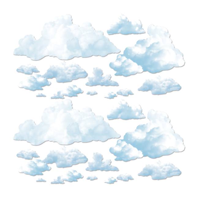 Fluffy Clouds Props: Party at Lewis Elegant Party Supplies, Plastic ...