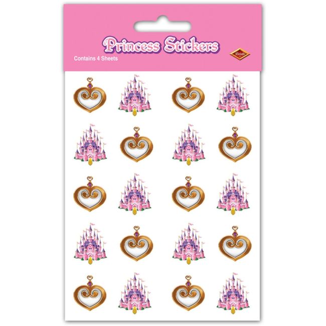 Princess Stickers: Party at Lewis Elegant Party Supplies, Plastic ...