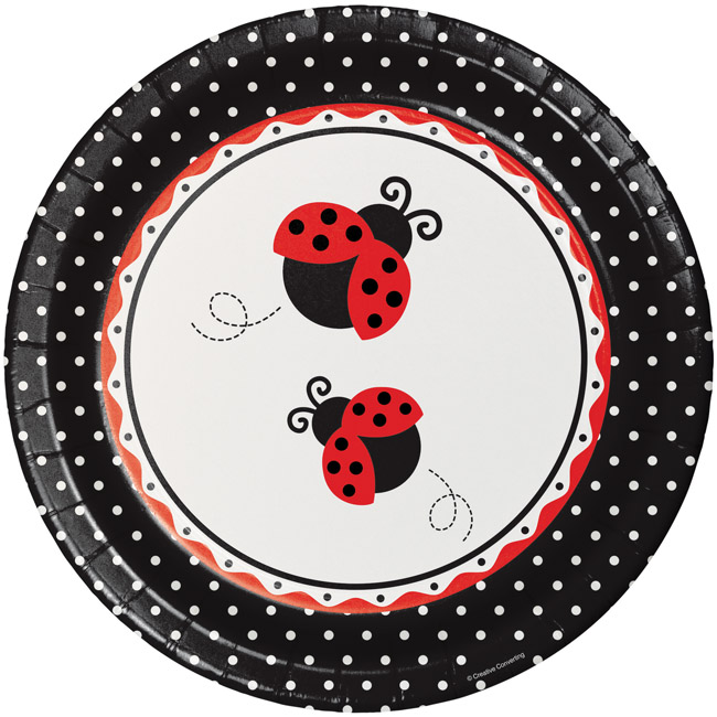 Ladybug Fancy 10.25-inch Plates: Party at Lewis Elegant Party Supplies ...