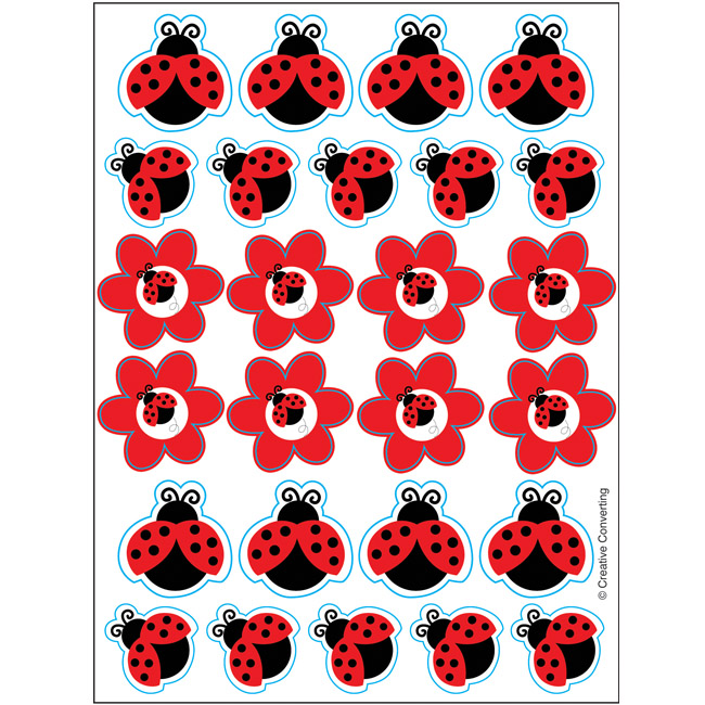 Ladybug Fancy Value Stickers: Party at Lewis Elegant Party Supplies ...