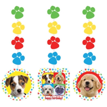 Paw-ty Time Hanging Cutouts: Party at Lewis Elegant Party Supplies ...