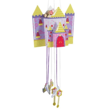 Princess Castle Fun Pull-String Pinata: Party at Lewis Elegant Party ...