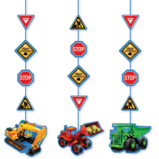 Under Construction Hanging Cutouts: Party at Lewis Elegant Party ...