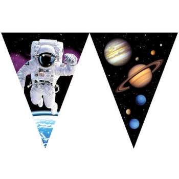 Space Odyssey Pennant Banner: Party at Lewis Elegant Party Supplies ...