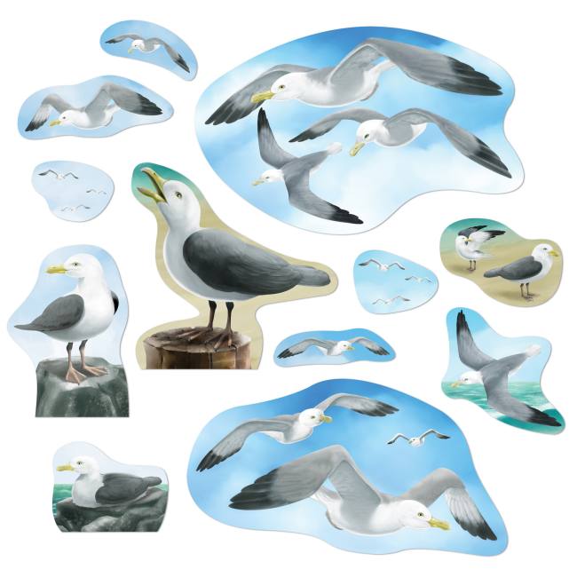 Seagull Cutouts: Party at Lewis Elegant Party Supplies, Plastic ...