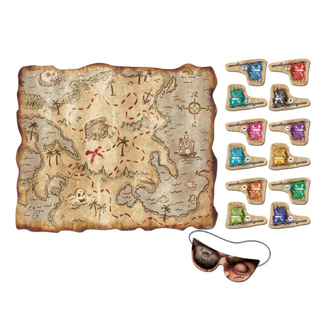 Pirate Treasure Map Game: Party at Lewis Elegant Party Supplies ...