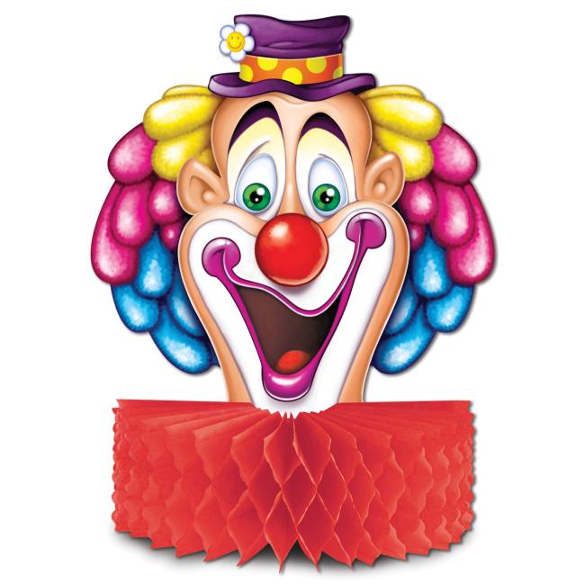 Clown Centerpiece: Party at Lewis Elegant Party Supplies, Plastic ...