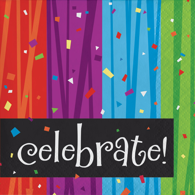 Milestone Celebration 3-Ply Beverage Napkins: Party at Lewis Elegant ...