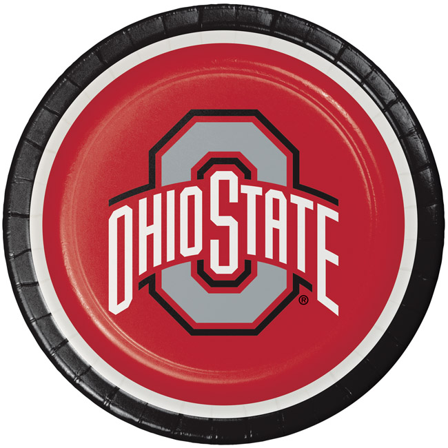 Ohio State Buckeyes 9-inch Plates: Party at Lewis Elegant Party ...