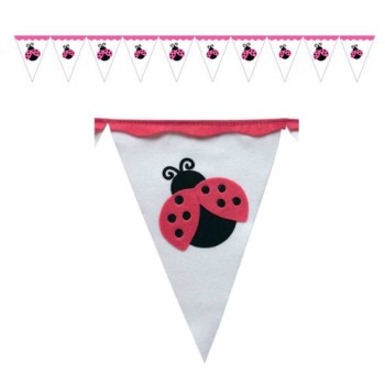 Felt Ladybug Flag Banner: Party at Lewis Elegant Party Supplies ...