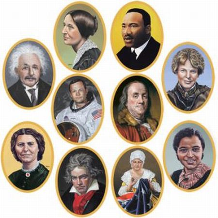Faces in History Cutouts: Party at Lewis Elegant Party Supplies ...