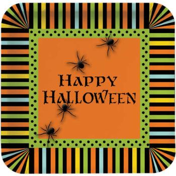 Spooky Spiders 9-inch Deep Dish Plates: Party at Lewis Elegant Party ...