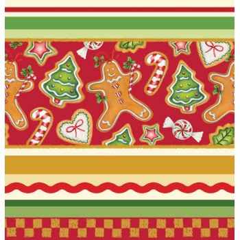 Gingerbread Treats Plastic Tablecloth: Party at Lewis Elegant Party ...