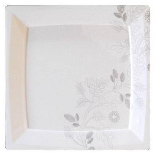 Milan Sonata 6-3/4-inch Plates, White: Party at Lewis Elegant Party ...