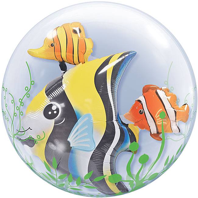 Tropical Fish Double Bubble Balloon: Party at Lewis Elegant Party ...