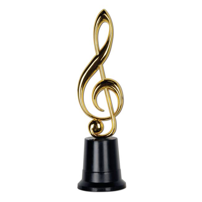 Music Note Gold Plastic Award: Party at Lewis Elegant Party Supplies ...