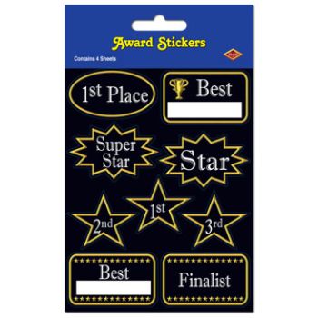 Awards Stickers Used on Plastic Awards: Party at Lewis Elegant Party ...