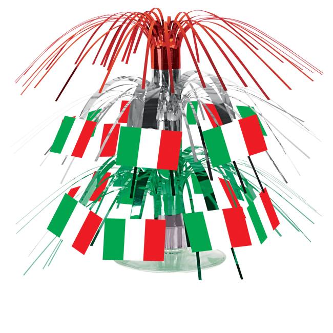 Italian Flag Mini Cascade Centerpiece: Party at Lewis Elegant Party ...