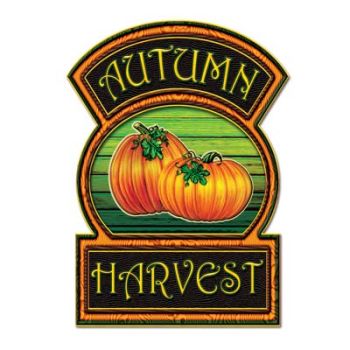 Autumn Harvest Sign: Party at Lewis Elegant Party Supplies, Plastic ...