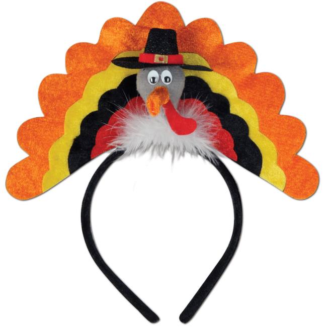 Turkey Headband: Party at Lewis Elegant Party Supplies, Plastic ...