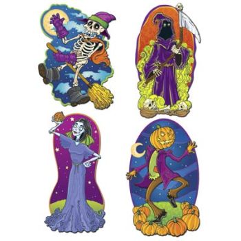 Spooky Spirit Cutouts: Party at Lewis Elegant Party Supplies, Plastic ...