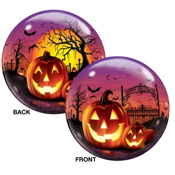 Haunted Halloween 22-Inch Bubble Balloon: Party at Lewis Elegant Party ...