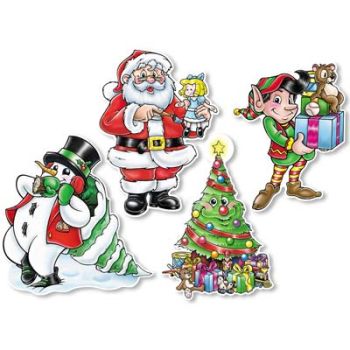 Christmas Cutouts #2: Party at Lewis Elegant Party Supplies, Plastic ...