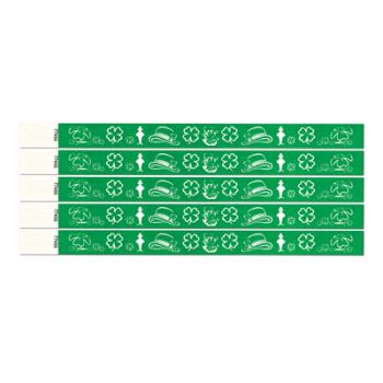 St Patrick's Tyvek Wristbands: Party at Lewis Elegant Party Supplies ...