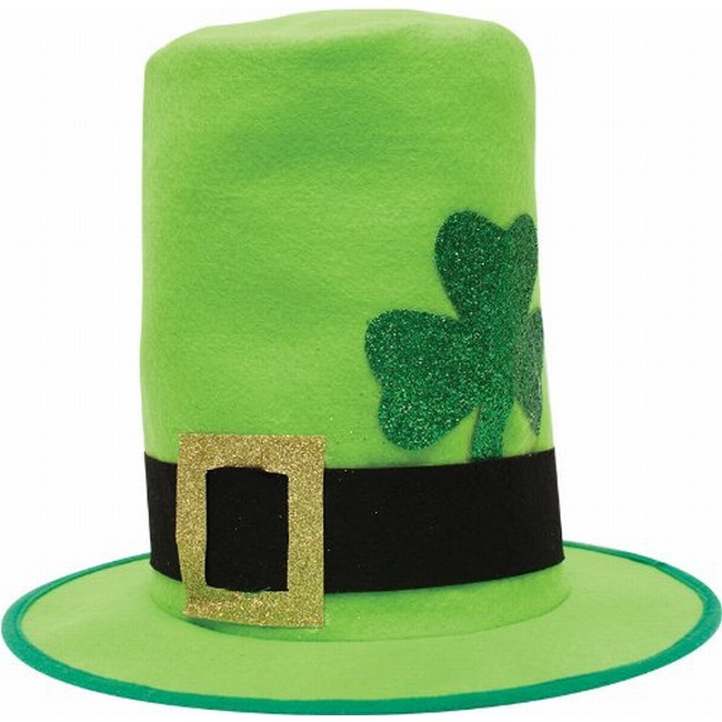 Shamrock Hat w/Buckle: Party at Lewis Elegant Party Supplies, Plastic ...
