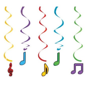 Dancing Musical Notes Assorted Hanging Danglers: Party at Lewis Elegant ...