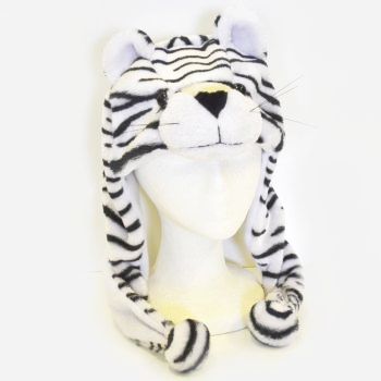 White Tiger Hat w/ Arms: Party at Lewis Elegant Party Supplies, Plastic ...