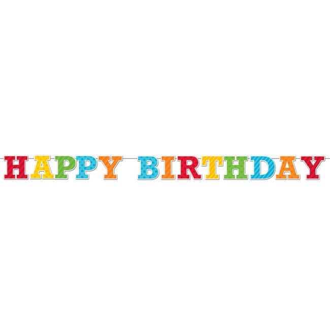 Happy Birthday Stripes Ribbon Banner: Party at Lewis Elegant Party ...