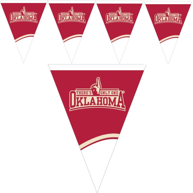 Oklahoma Sooners Flag Banner: Party at Lewis Elegant Party Supplies ...