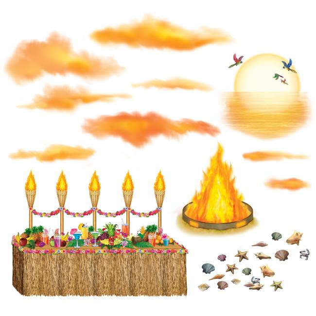 Luau Sunset Props: Party at Lewis Elegant Party Supplies, Plastic ...
