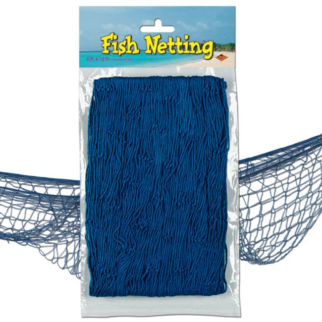 Blue Decorative Fish Netting: Party at Lewis Elegant Party Supplies ...