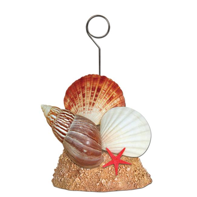 Seashell Photo/Balloon Holder: Party at Lewis Elegant Party Supplies ...