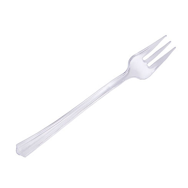 Mini Clear Plastic Tasting Fork: Party at Lewis Elegant Party Supplies ...