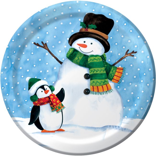 Penguin Pal 7-inch Plates: Party at Lewis Elegant Party Supplies ...