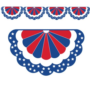 Red, White & Blue Bunting Banner: Party at Lewis Elegant Party Supplies ...