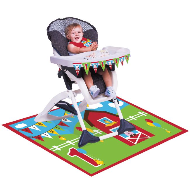 Farmhouse Fun High Chair Decorating Kit: Party at Lewis Elegant Party ...