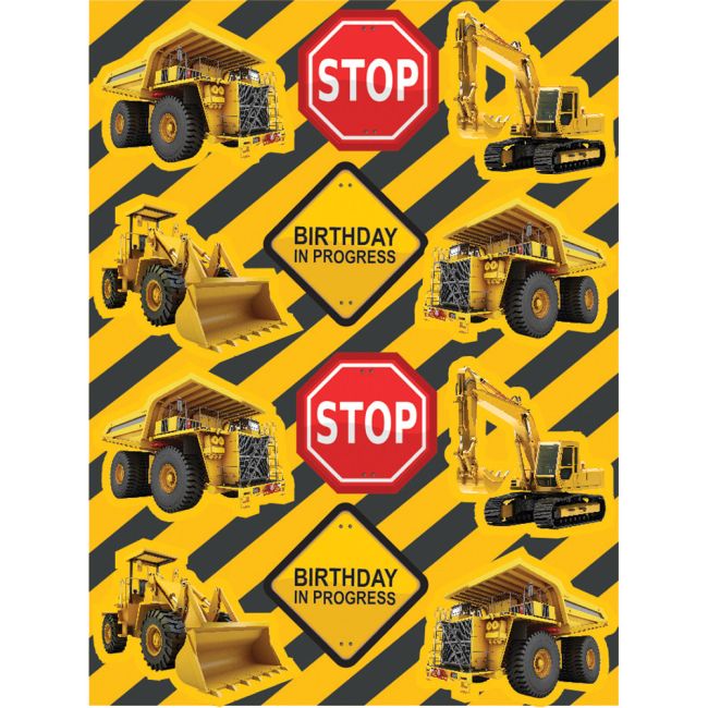 Construction Zone Value Stickers: Party at Lewis Elegant Party Supplies ...