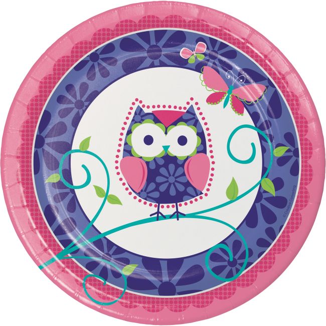 Owl Pal 9-inch Plates: Party at Lewis Elegant Party Supplies, Plastic ...